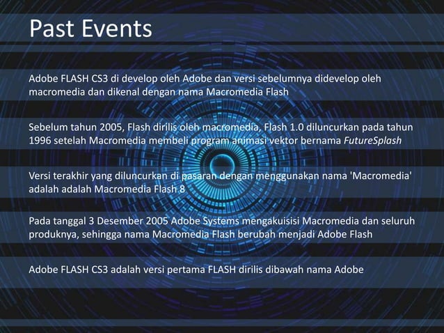 Adobe flash cs3 | PPT