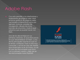 Adobe flash (historia y versiones) | PPSX