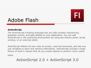 Adobe Flash History and Basics | PPT