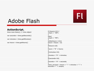 Adobe Flash History and Basics | PPT