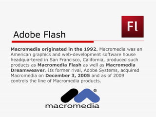 Adobe Flash History and Basics | PPT