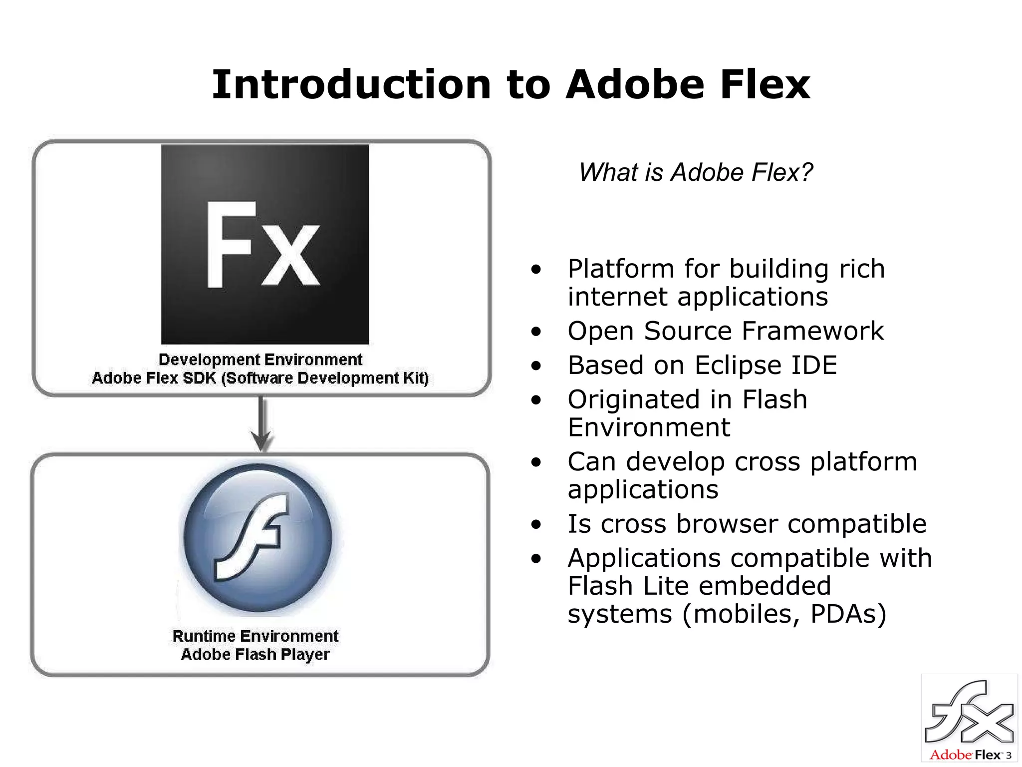 Adobe Flex Introduction | PPT | Computing | Technology & Computing
