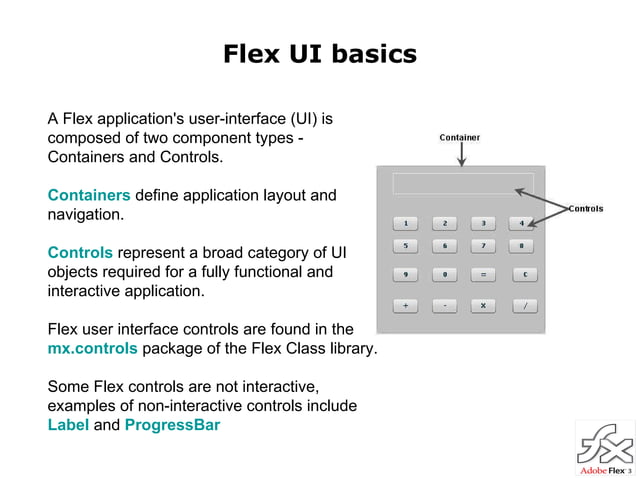 Adobe Flex Introduction | PPT | Computing | Technology & Computing