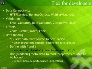 What is Adobe Flex ? | PPT