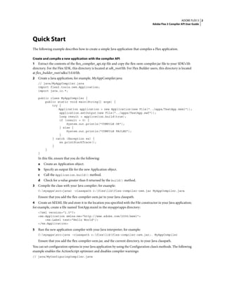 Adobe Flex 3 - Compiler API | PDF