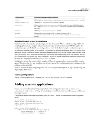 Adobe Flex 3 - Compiler API | PDF