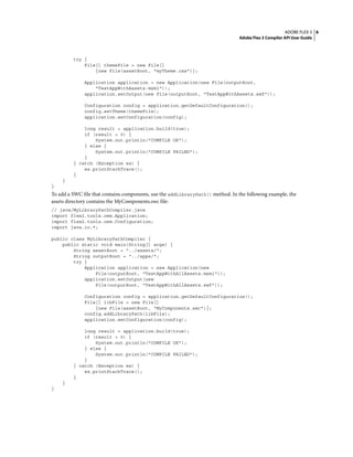 Adobe Flex 3 - Compiler API | PDF | Free Download