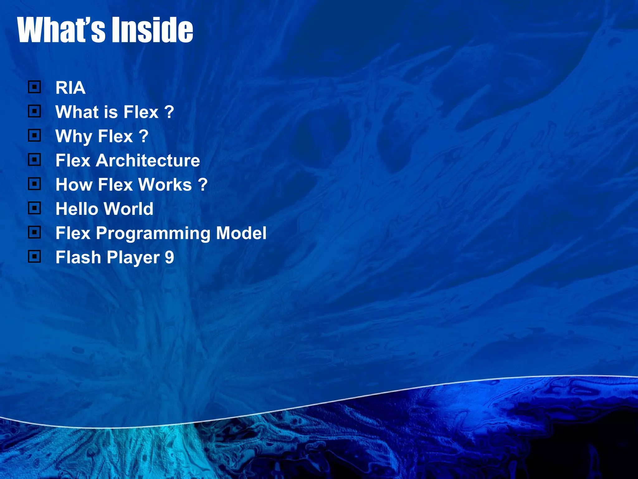 Adobe flex an overview | PPT