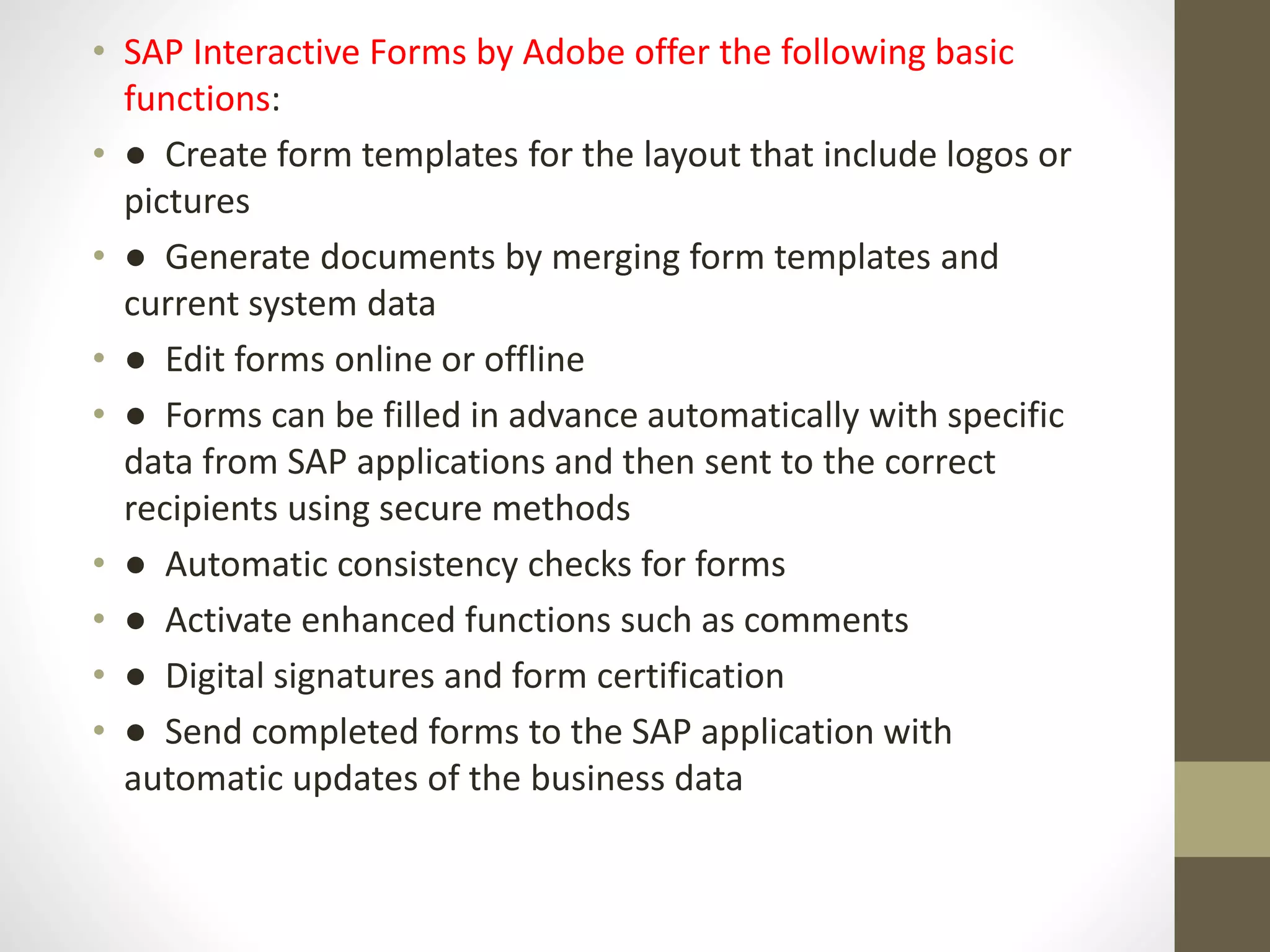 SAP Adobe forms | PPTX