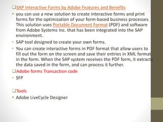 SAP Adobe forms | PPTX