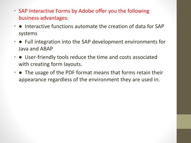 SAP Adobe forms | PPTX