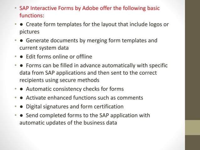 SAP Adobe forms | PPTX
