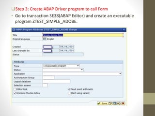 SAP Adobe forms | PPTX