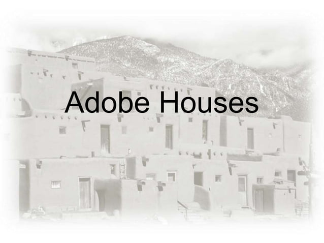 Adobe Houses Art Lesson | PPTX