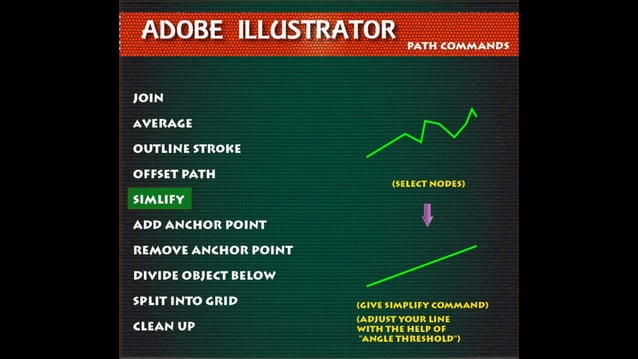 Adobe illustrator All Path commands | PPTX