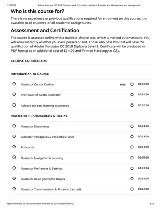 Adobe Illustrator CC 2018 Diploma - LIBM | PDF