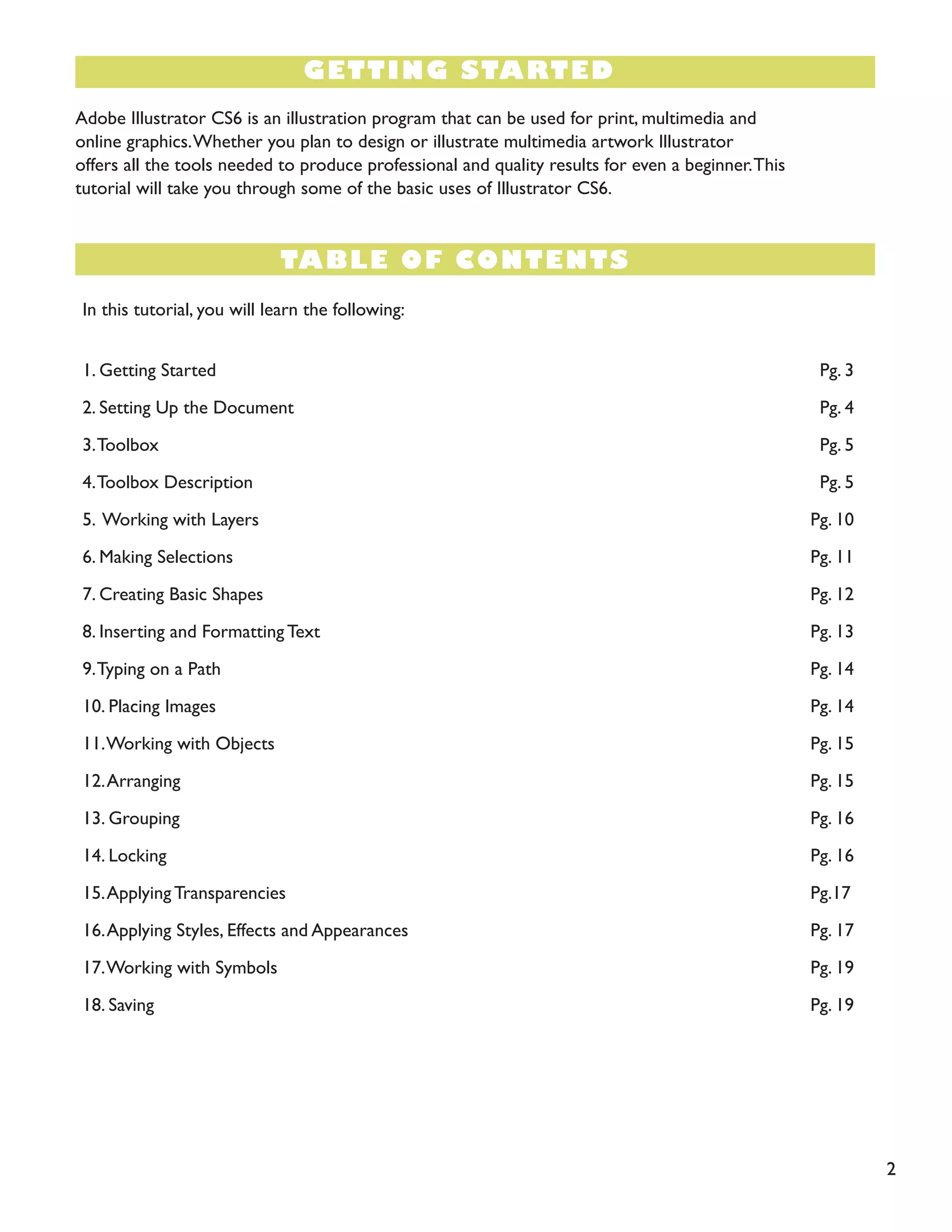 Adobe illustrator cs6 | PDF