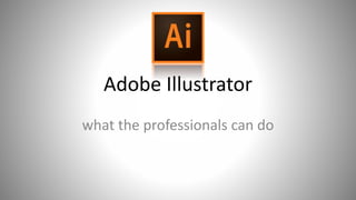 Adobe illustrator samples | PPT