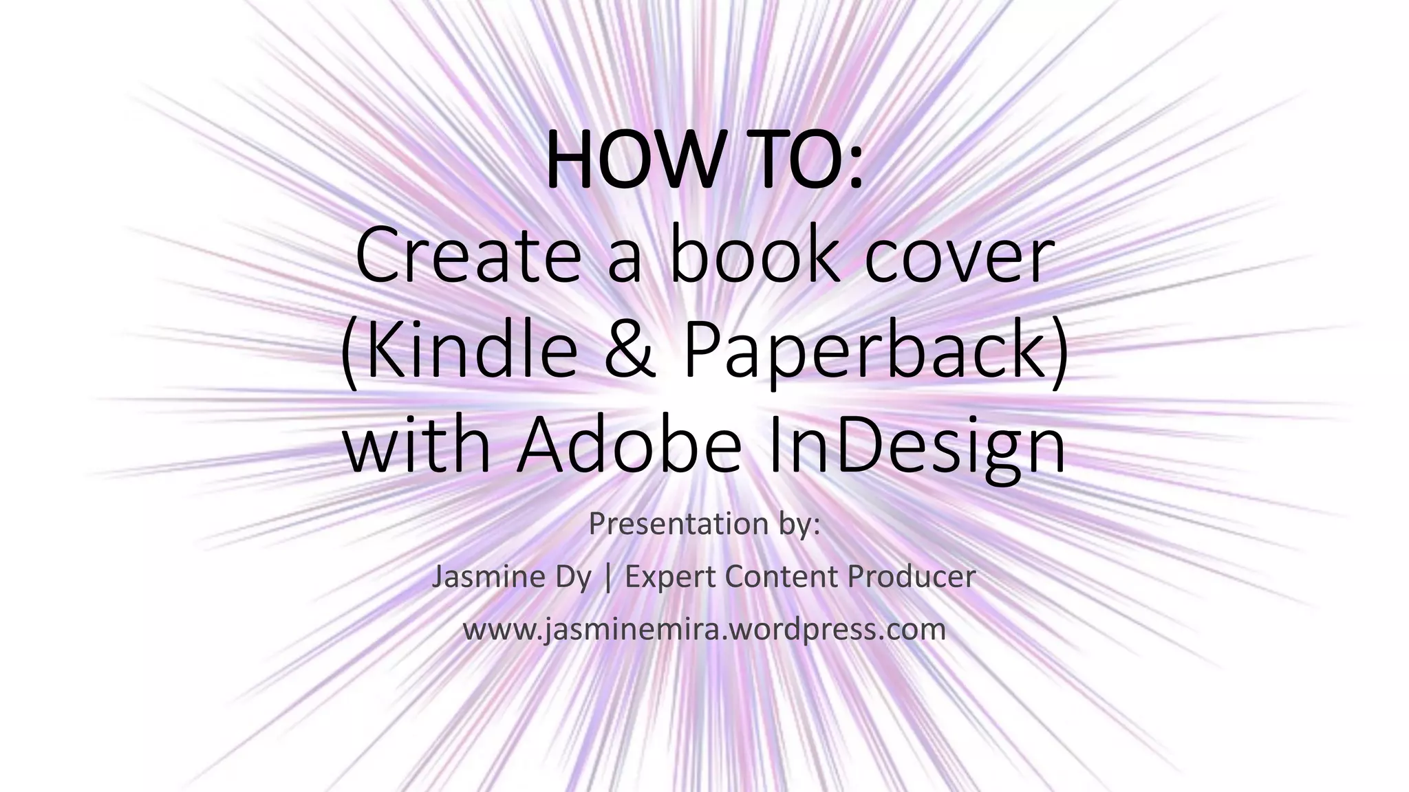 How to Create a Book Cover with Adobe InDesign | PDF