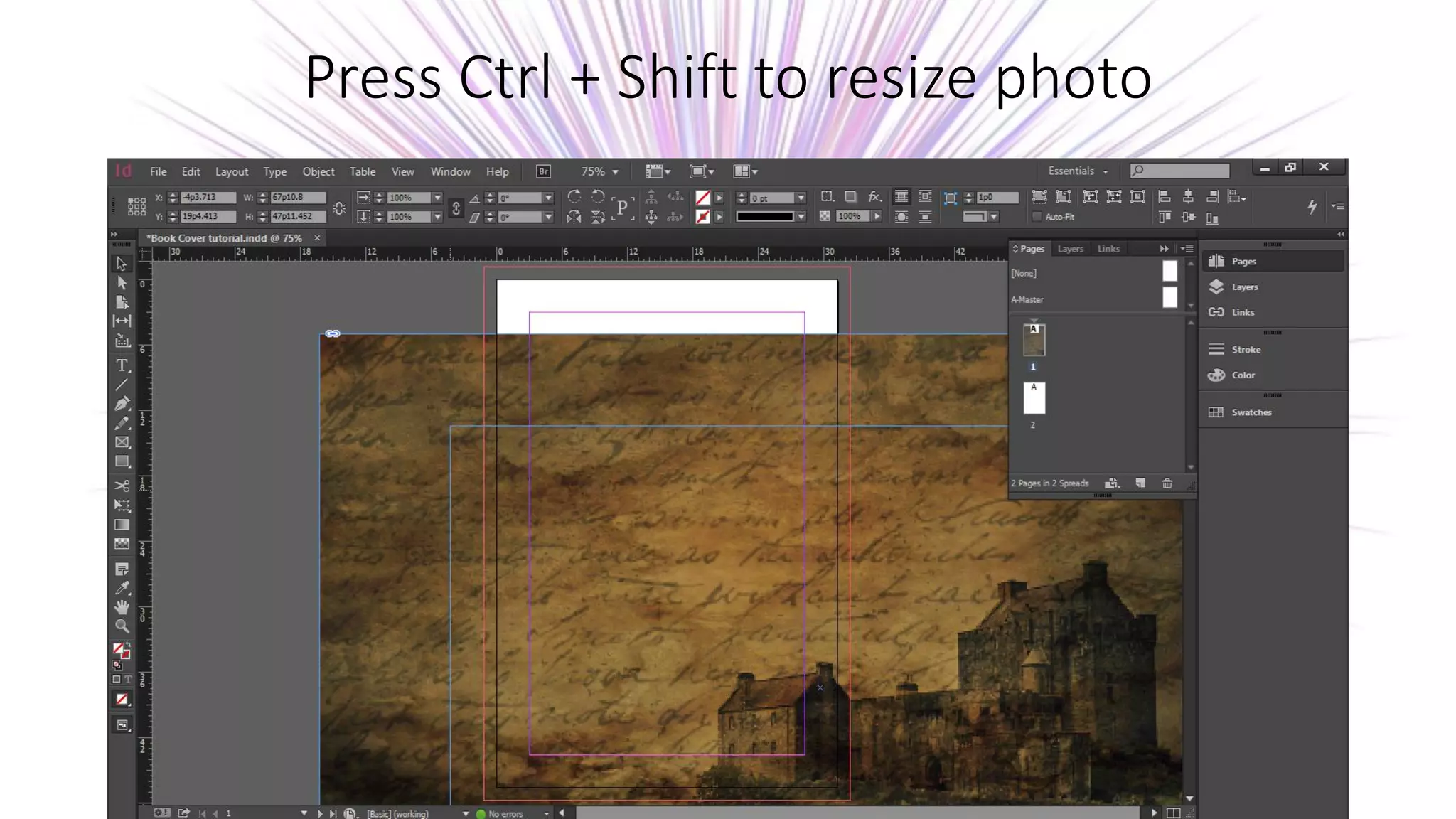 How to Create a Book Cover with Adobe InDesign | PPT