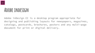 Adobe InDesign cc Basics | PPTX
