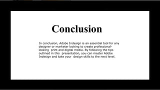 Adobe Indesign Assignment Help.pptx | Desktop Publishing | Computer Software and Applications