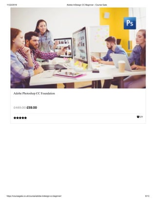 Adobe InDesign CC Beginner - Course Gate | PDF