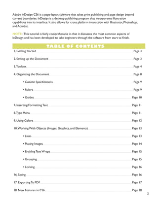 Adobe indesign cs6 | PDF