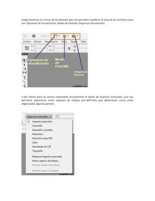 Adobe indesign interfaz | PDF
