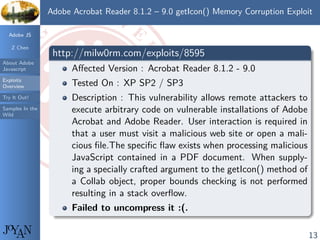 Leveraging Adobe JavaScript Virtual Machine | PPT