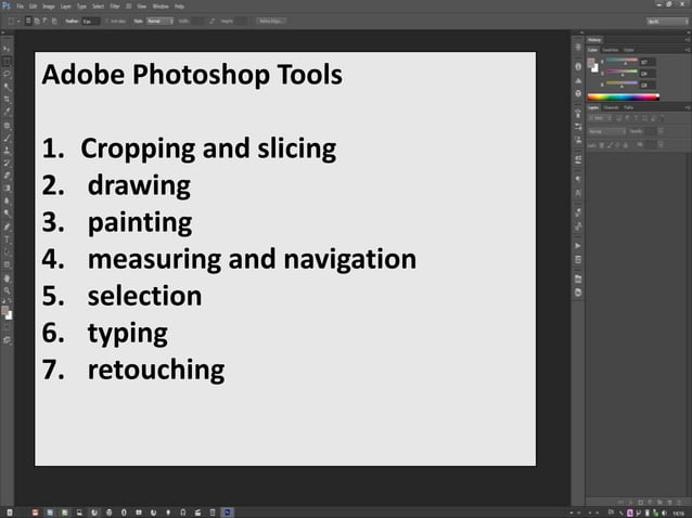 Adobe Photoshop Tools | PPTX