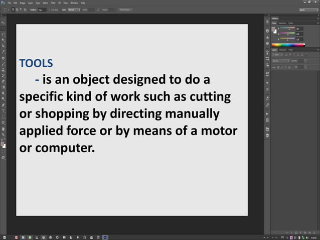 Adobe Photoshop Tools | PPTX
