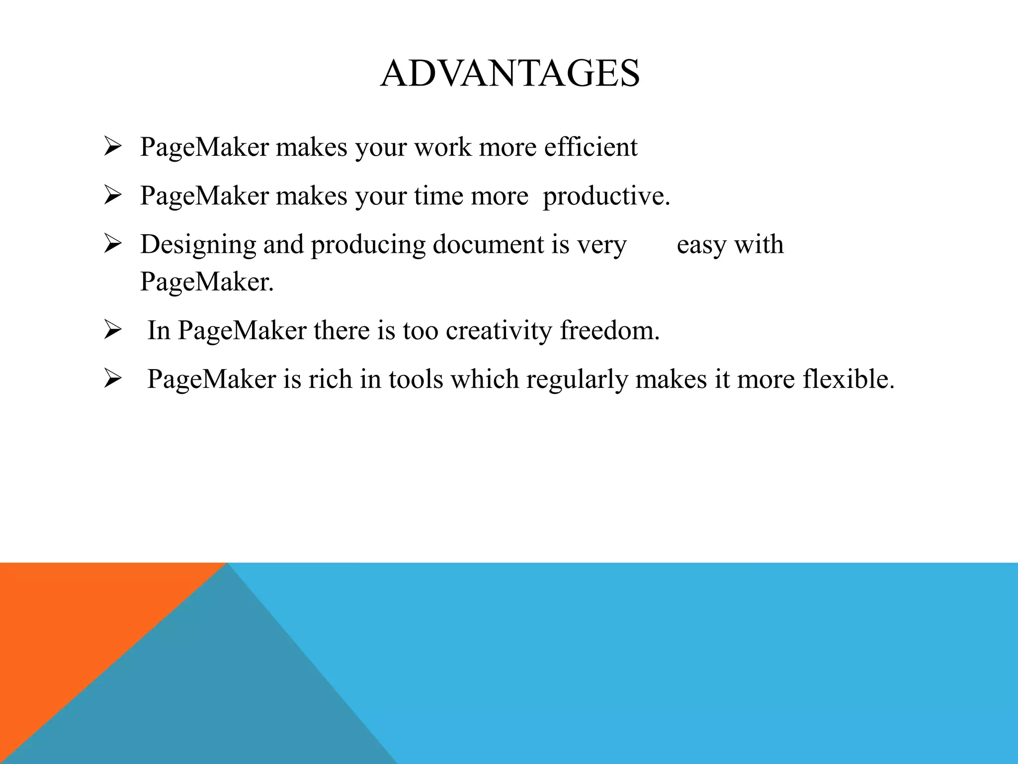 Adobe pagemaker | PPTX