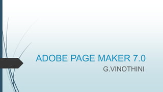 Adobe page maker | PPTX