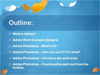 Adobe photoshop | PPTX