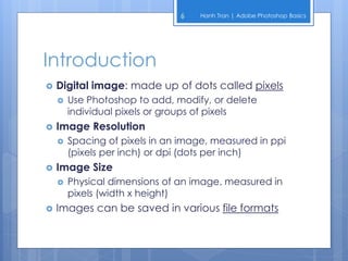 Adobe Photoshop Basics - Session 1 | PDF