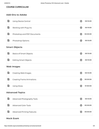 Adobe photoshop cs3 advanced level - edukite | PDF | Photo Editing Software | Computer Software ...