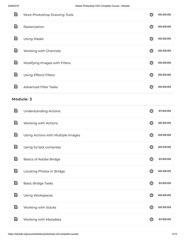 Adobe photoshop cs3 complete course - edukite | PDF