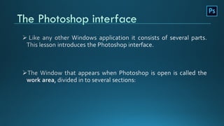 Adobe photoshop cs5 Interface | PPT | Photo Editing Software | Computer ...