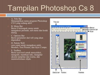 Adobe photoshop cs 8 | PPT