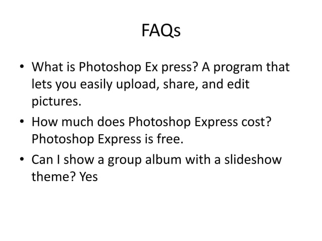 Adobe photoshop express | PPTX