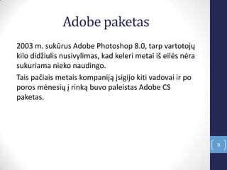 Adobe photoshop istorija | PPTX