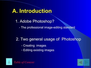 Adobe photoshop std. viii | PPT