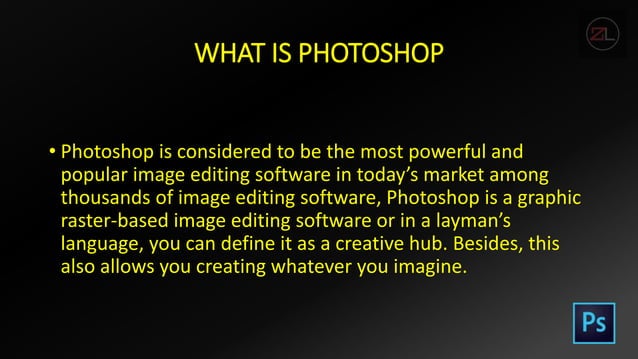 Introduction to adobe Photoshop | PPTX | Photo Editing Software ...