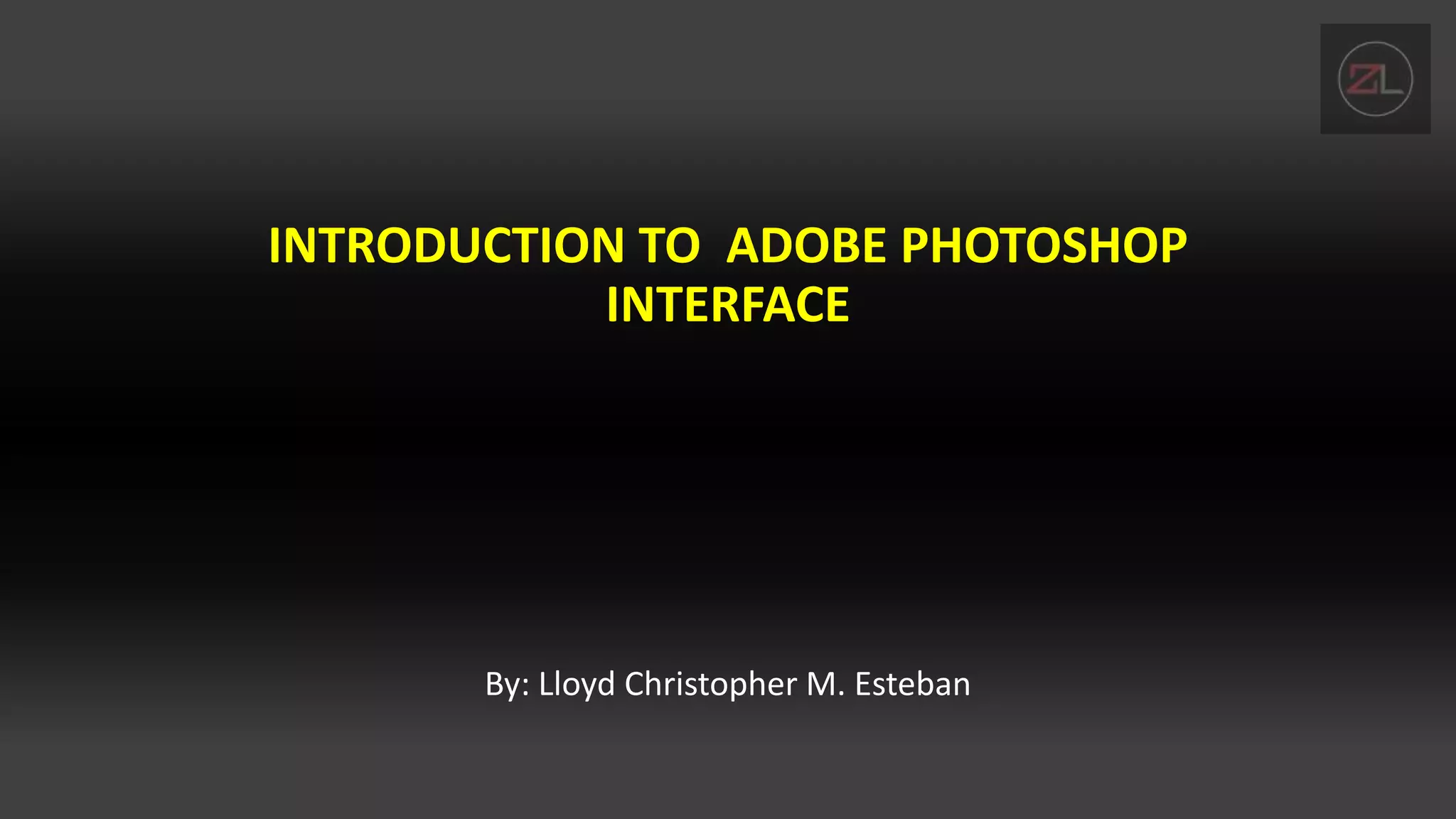 Adobe Photoshop intro to interface | PPTX