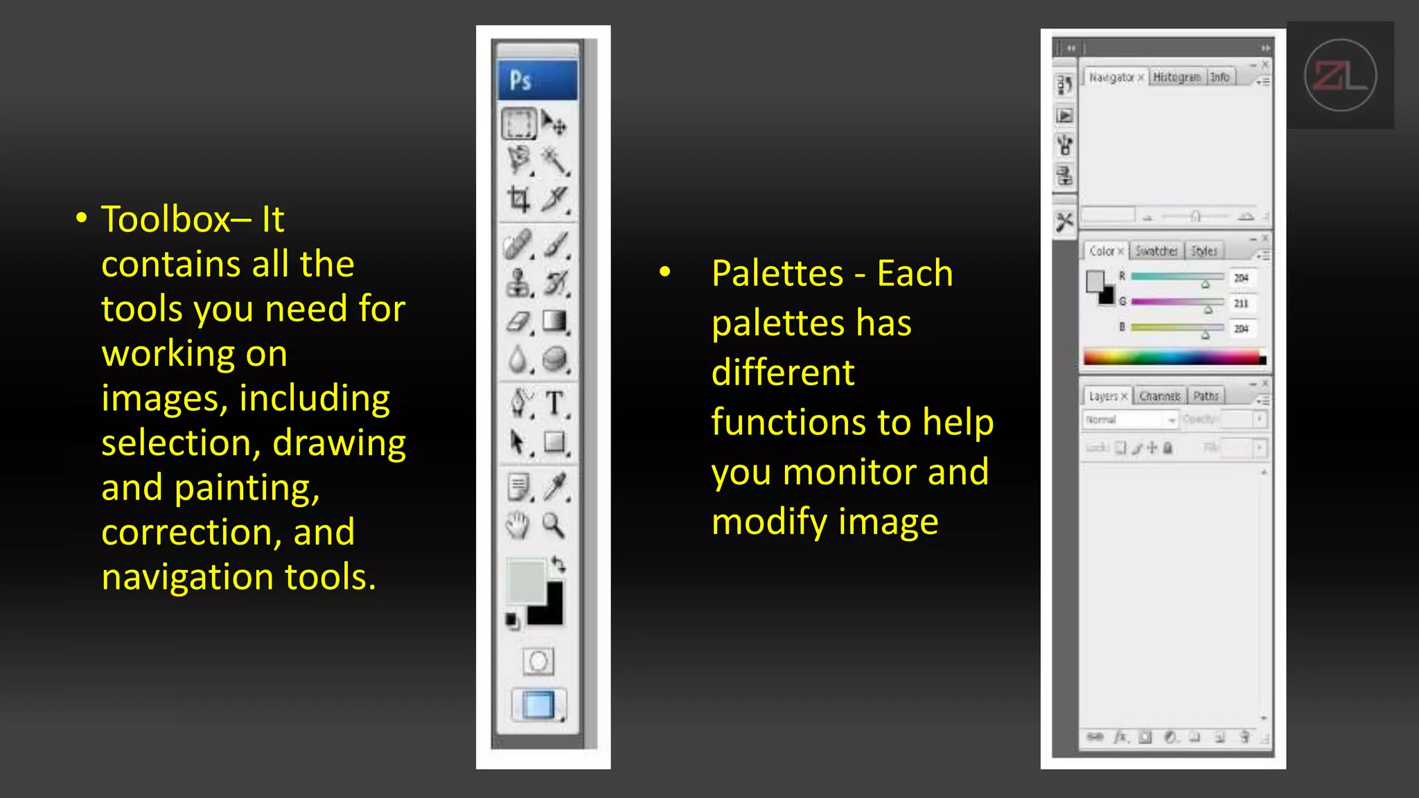 Adobe Photoshop intro to interface | PPTX
