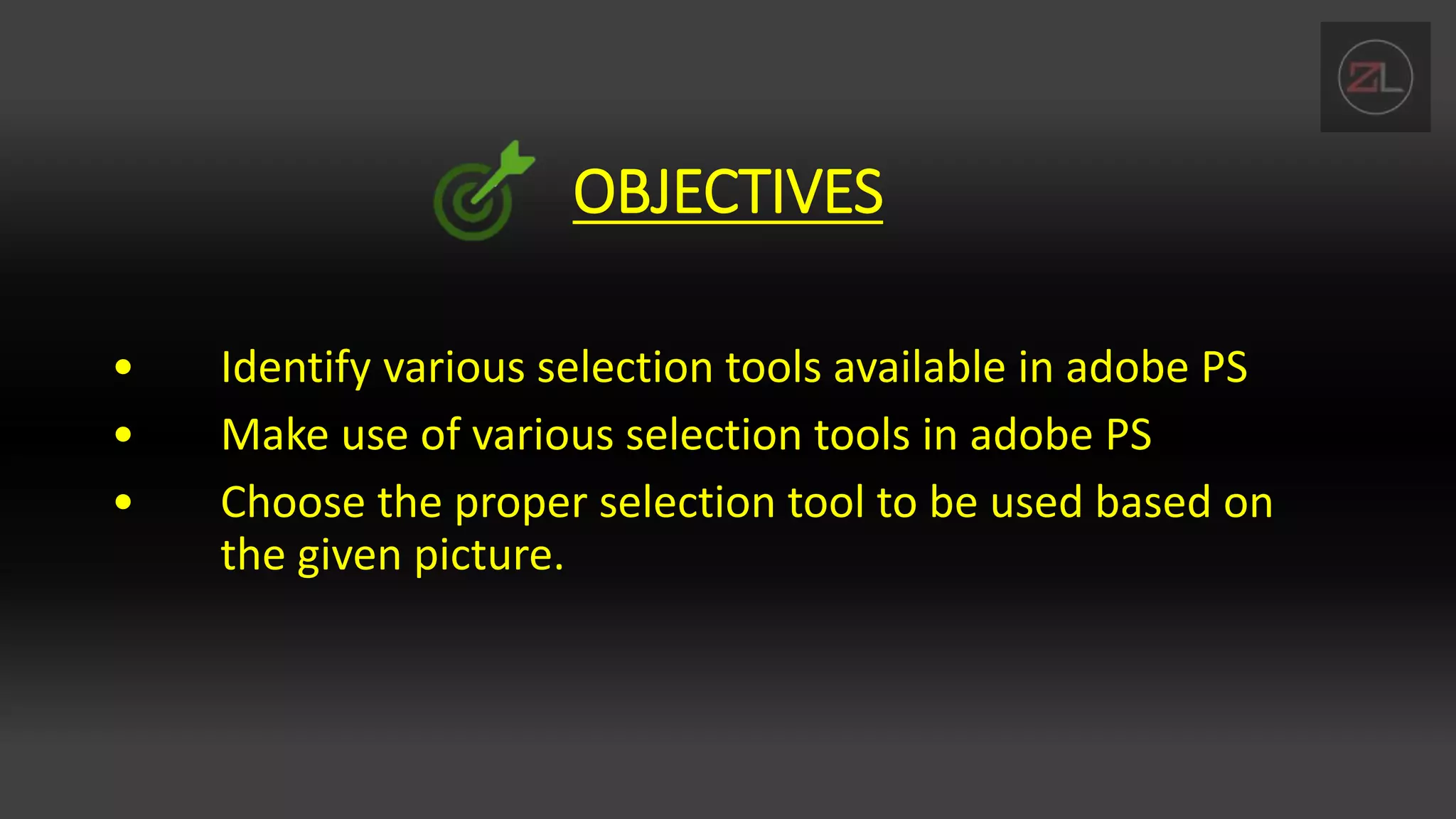 Adobe ps selection tools | PPTX