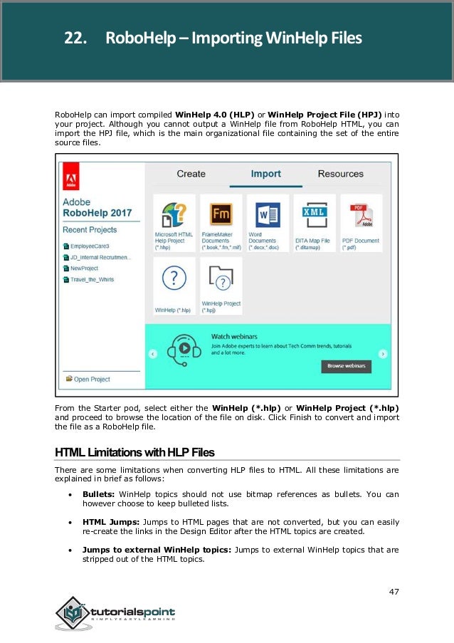 Adobe robohelp tutorial