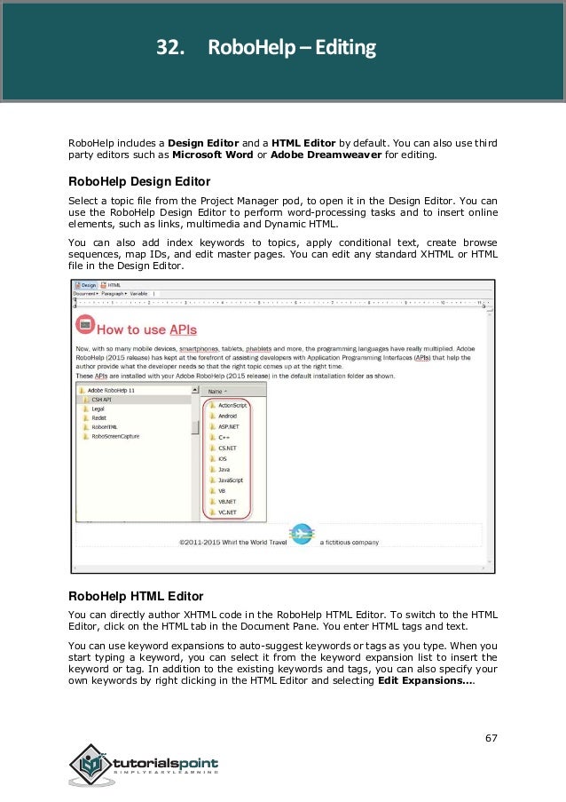 Adobe Robohelp Tutorial