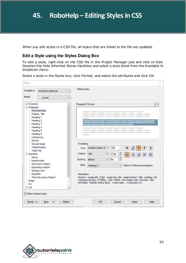 Adobe Robohelp Tutorial